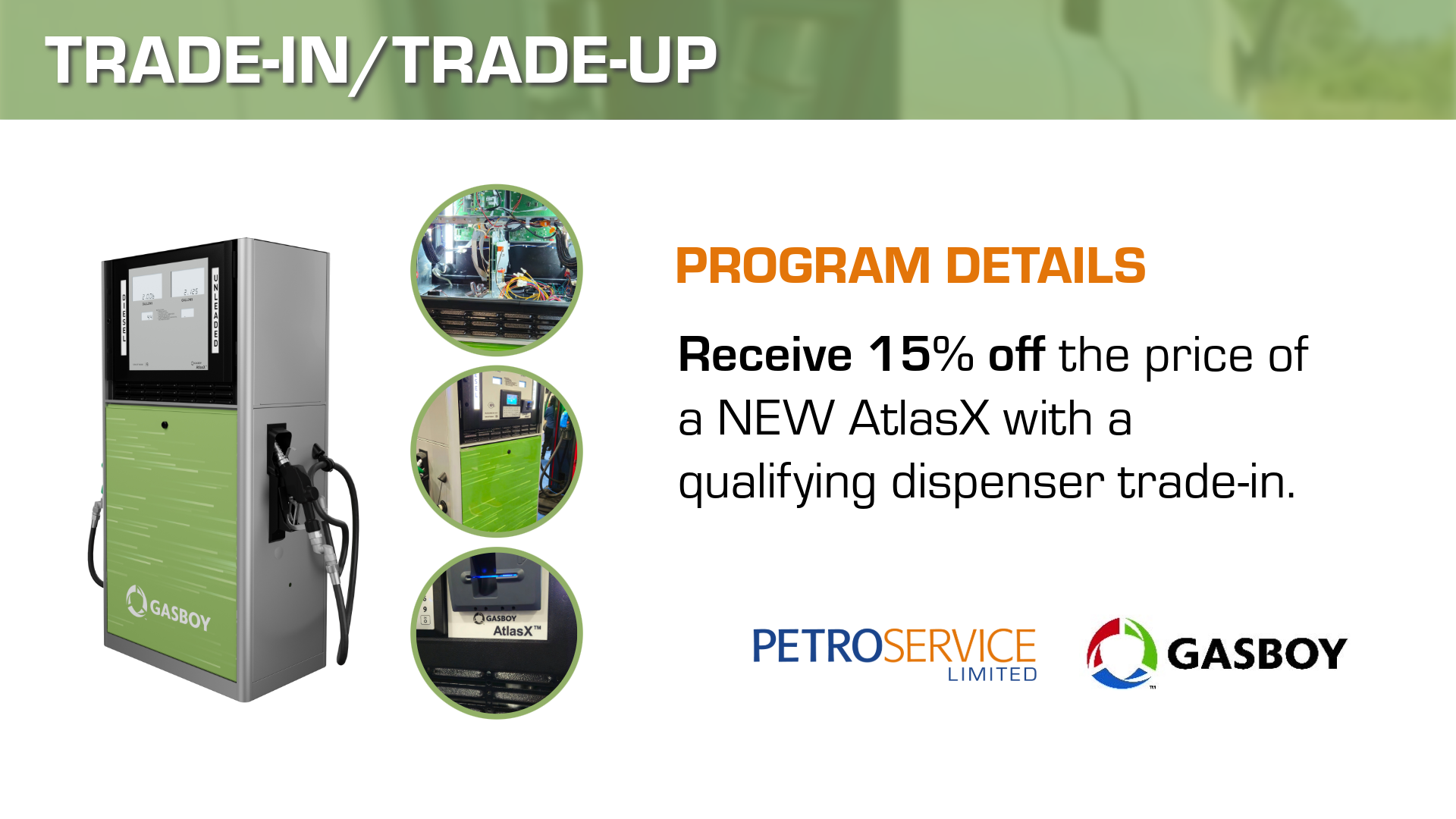 AtlasX Fuel Pump or Dispenser Trade-In Program | Petro Service